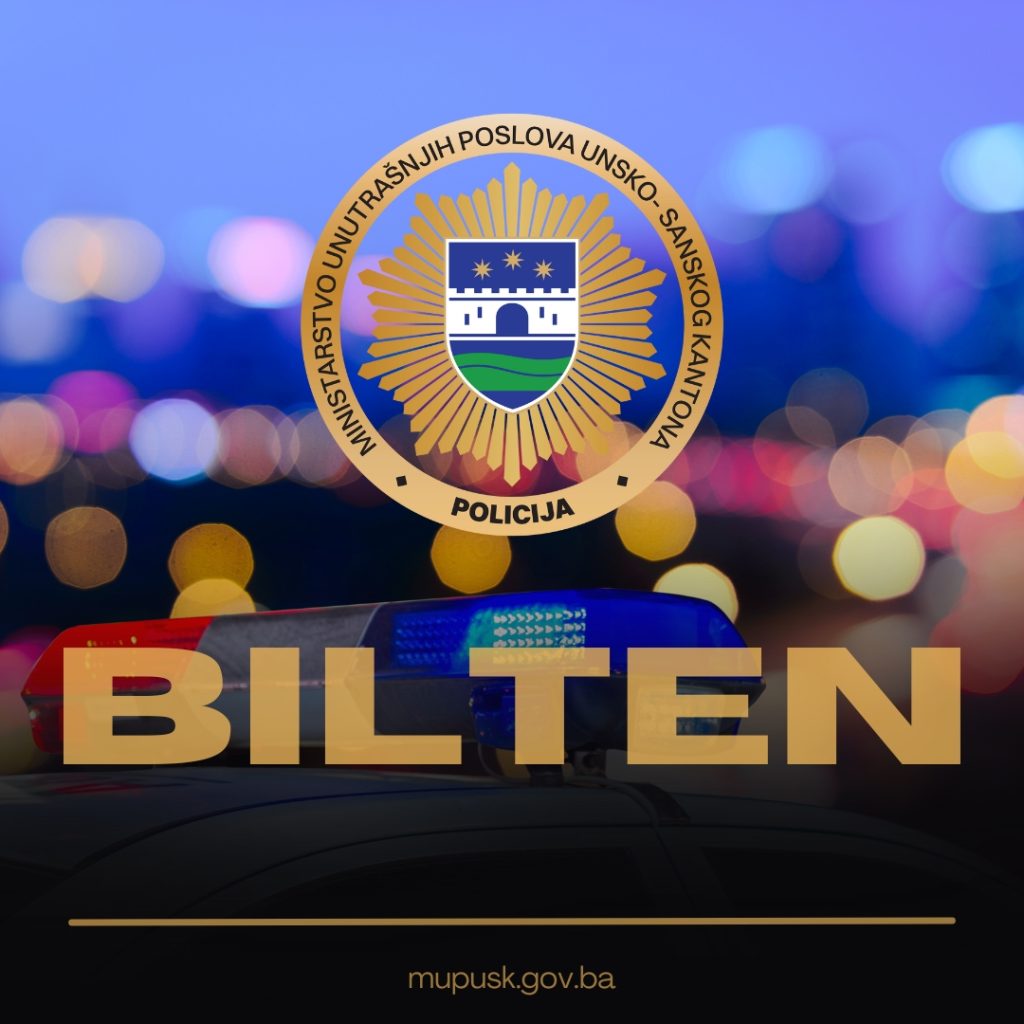 Bilten 03./04.06.2025. godine – MUP USK